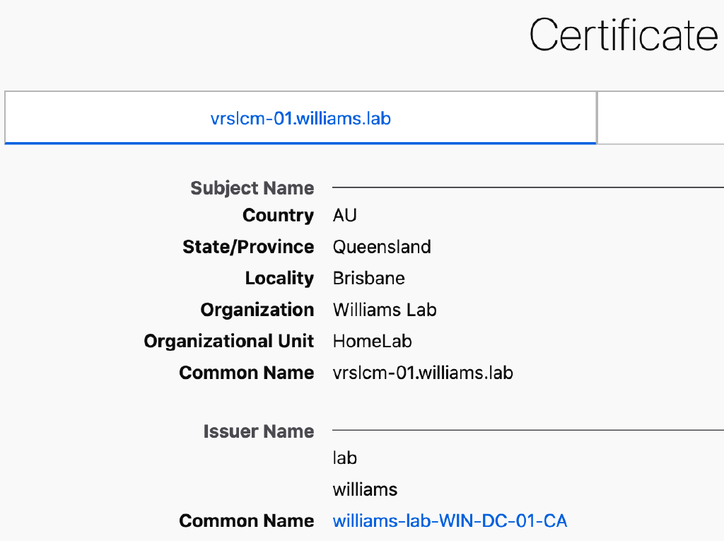How To Replace Vrealize Suite Lifecycle Manager 81 Self Signed Certificate With A Certificate