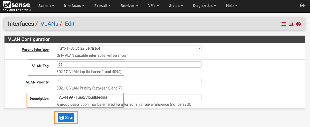 Homelab - Routing and VLANs with a PFSense VM on a single host